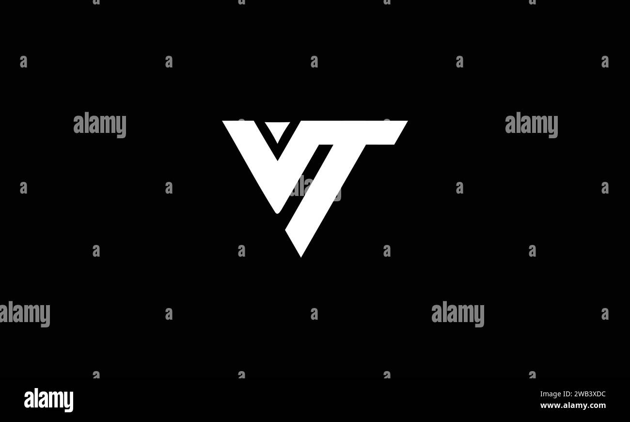 vt or tv logo design vector Stock Vector Image & Art - Alamy