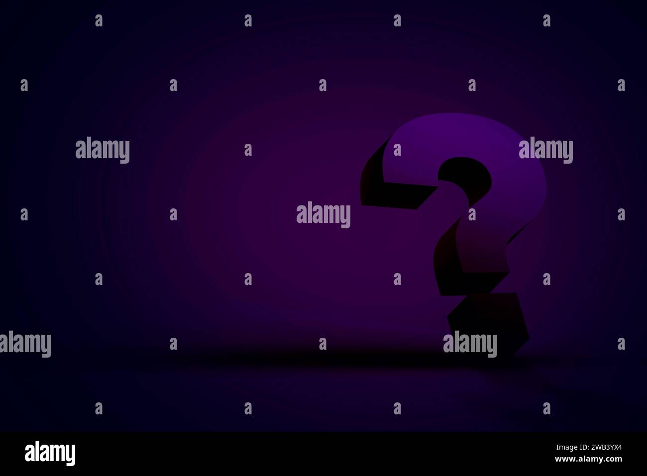 Question mark design with copy space Stock Photo - Alamy