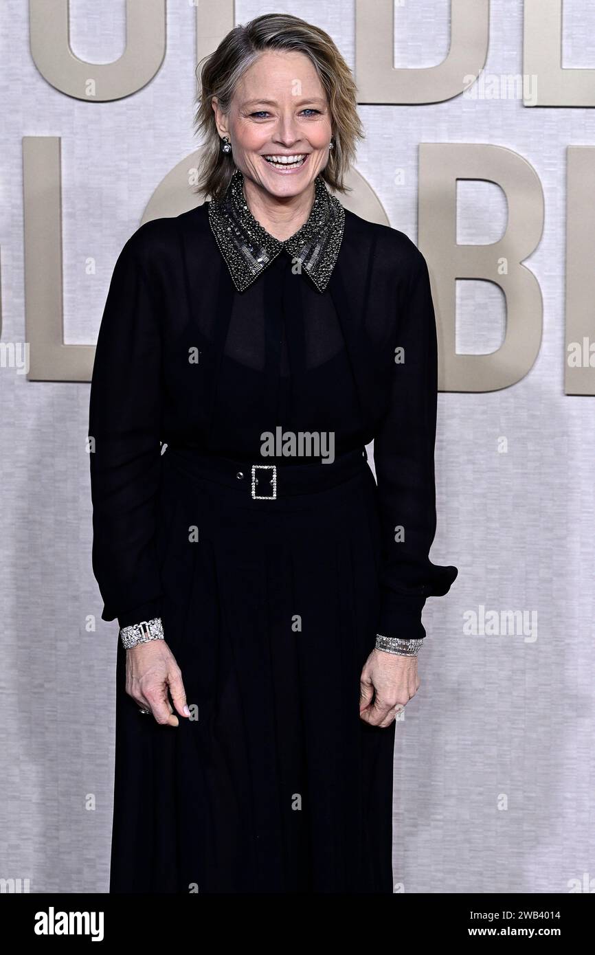 Jodie Foster bei der Verleihung der 81. Golden Globe Awards im Beverly ...