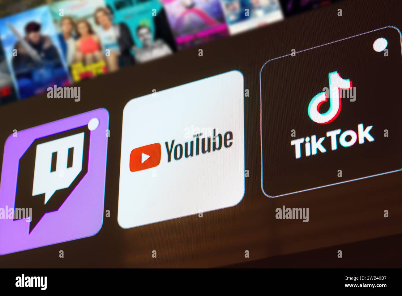 Brazil. 08th Jan, 2024. In this photo illustration the Twitch, YouTube ...