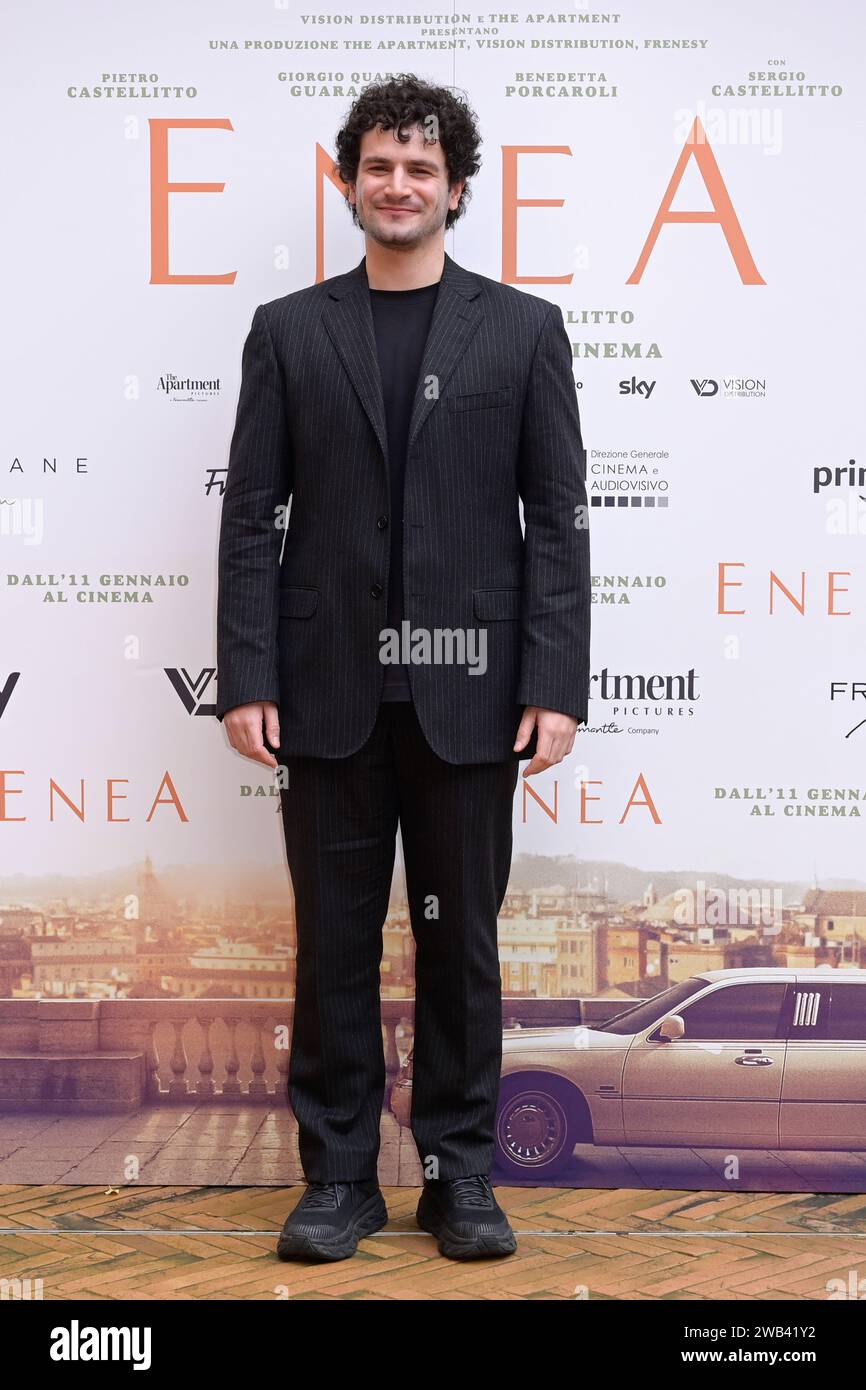 Rome, Italy. 08th Jan, 2024. Giorgio Quarzo Guarascio attends the ...