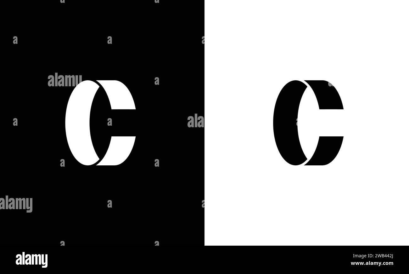 C minimal logo icon design template Stock Vector Image & Art - Alamy