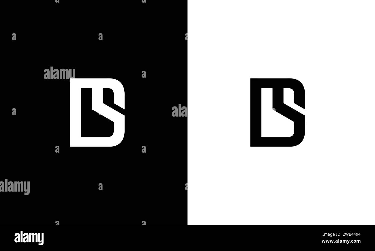 Alphabet letter icon logo DS Stock Vector Image & Art - Alamy