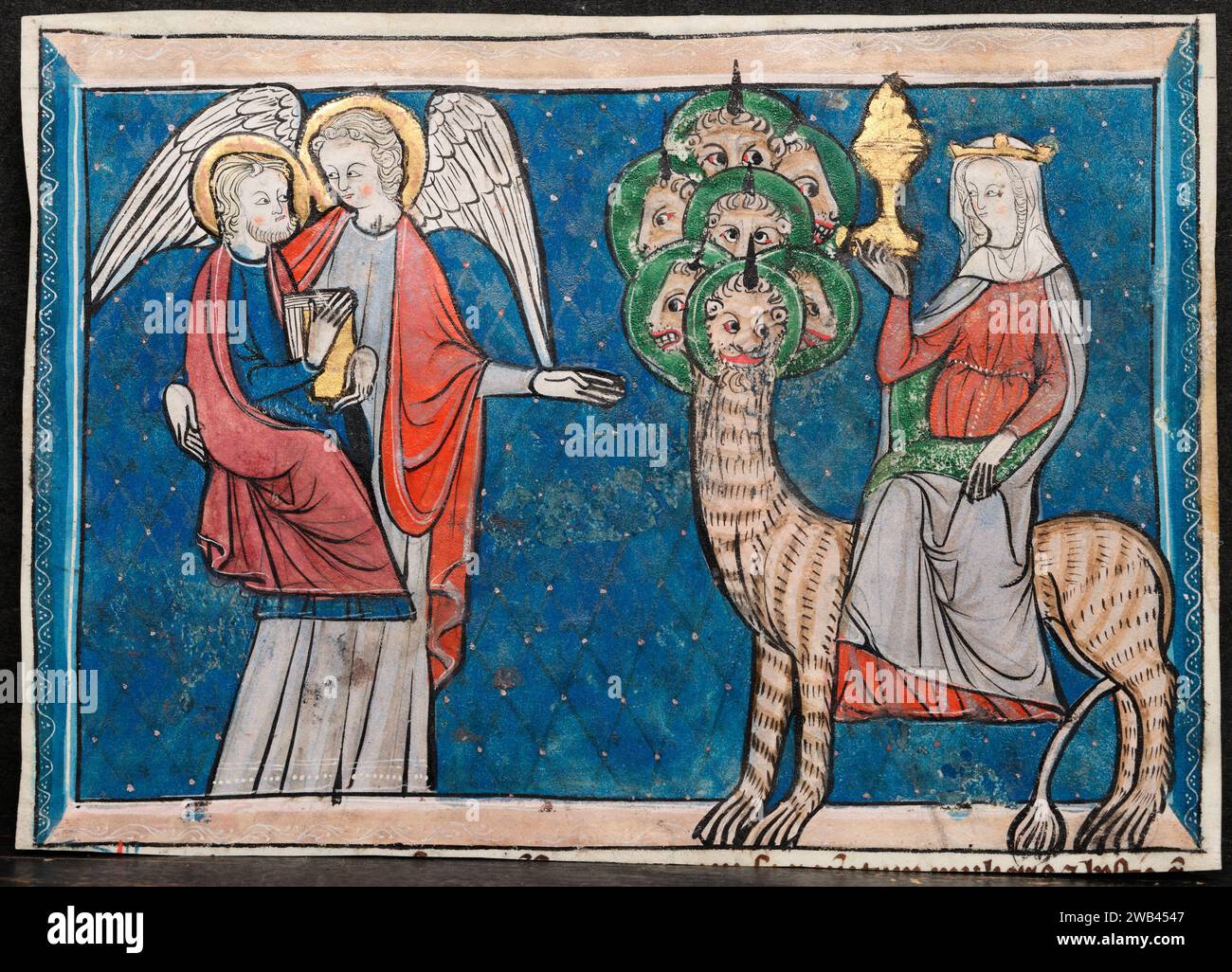 Miniatures from a Manuscript of the Apocalypse: The Woman upon the ...