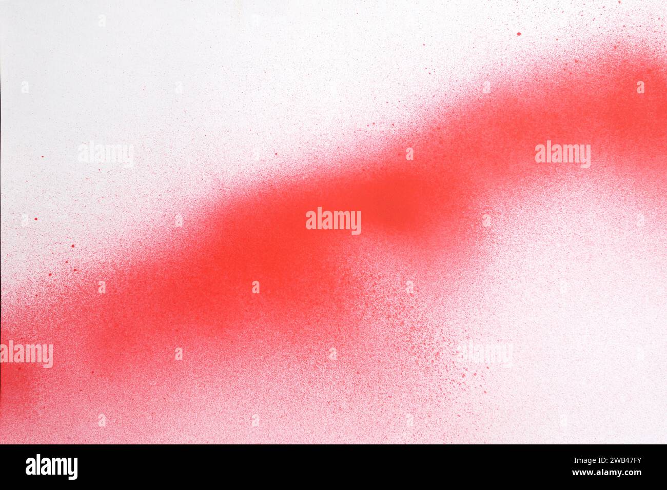 diagonal red line of spray paint on white paper Stock Photo - Alamy