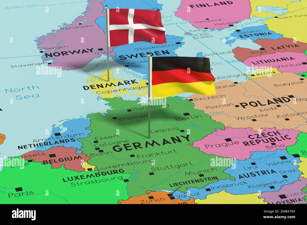 Denmark germany conflict hi-res stock photography and images - Alamy