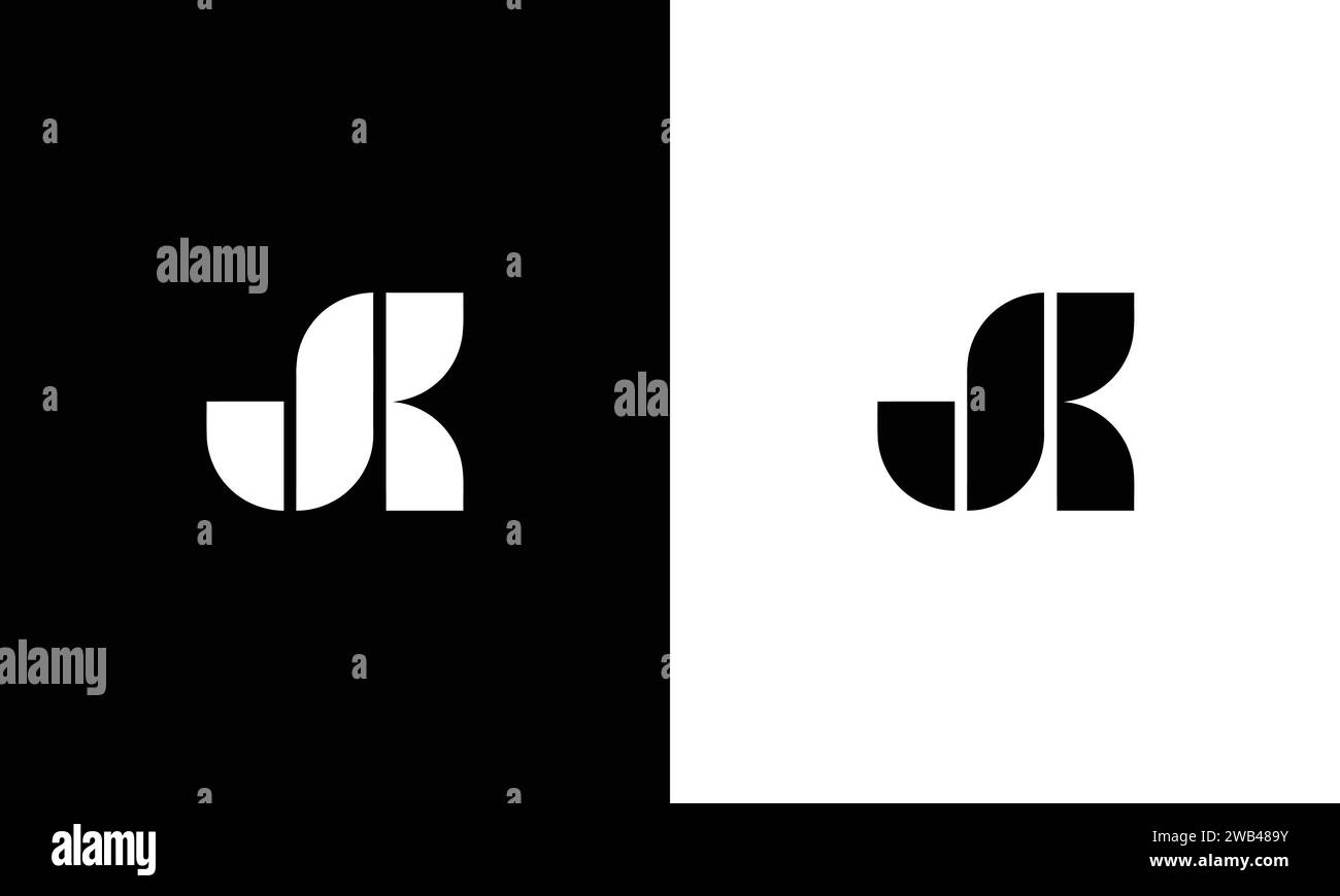 jk abstract letter logo Stock Vector Image & Art - Alamy