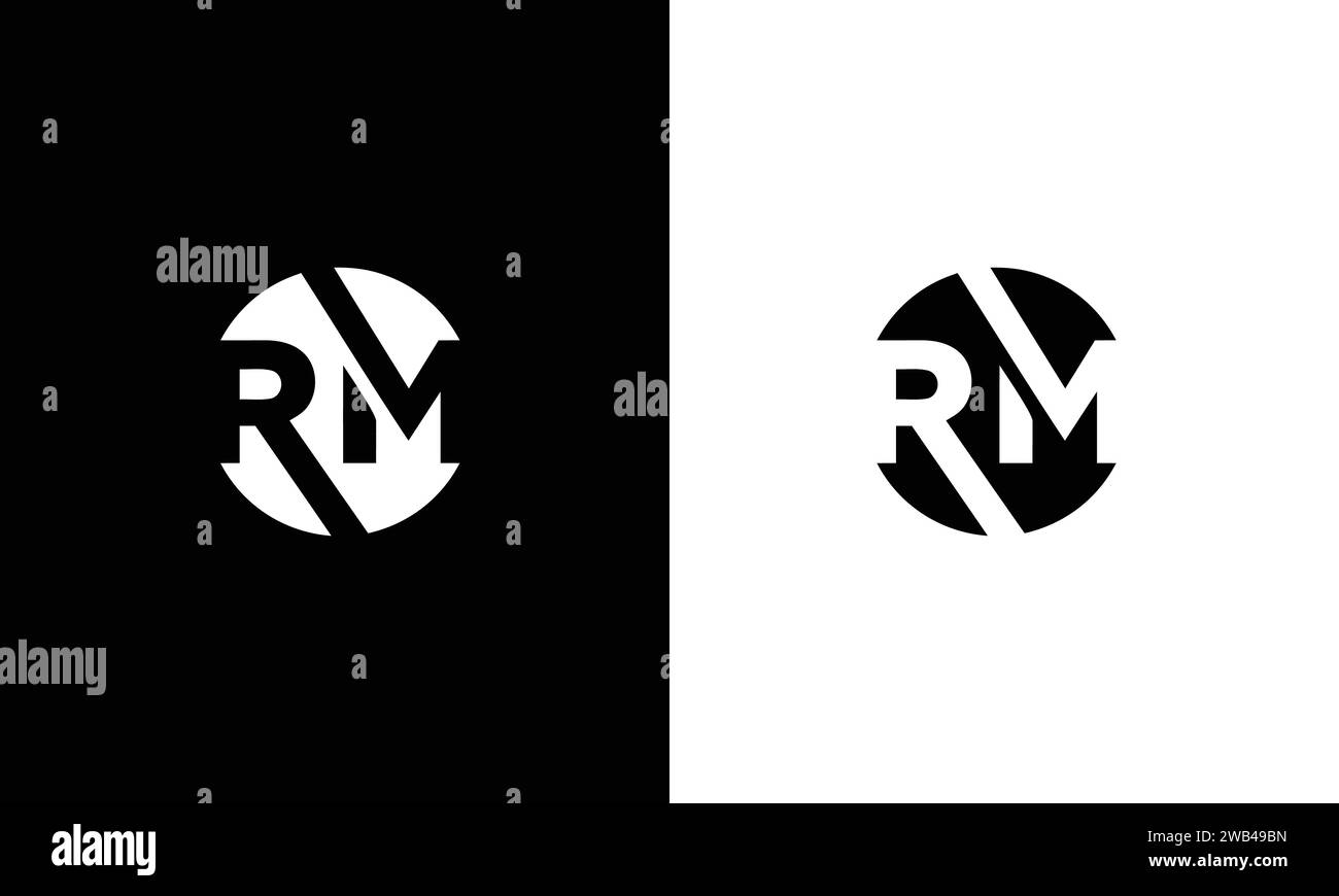 Monogram rm hi-res stock photography and images - Alamy