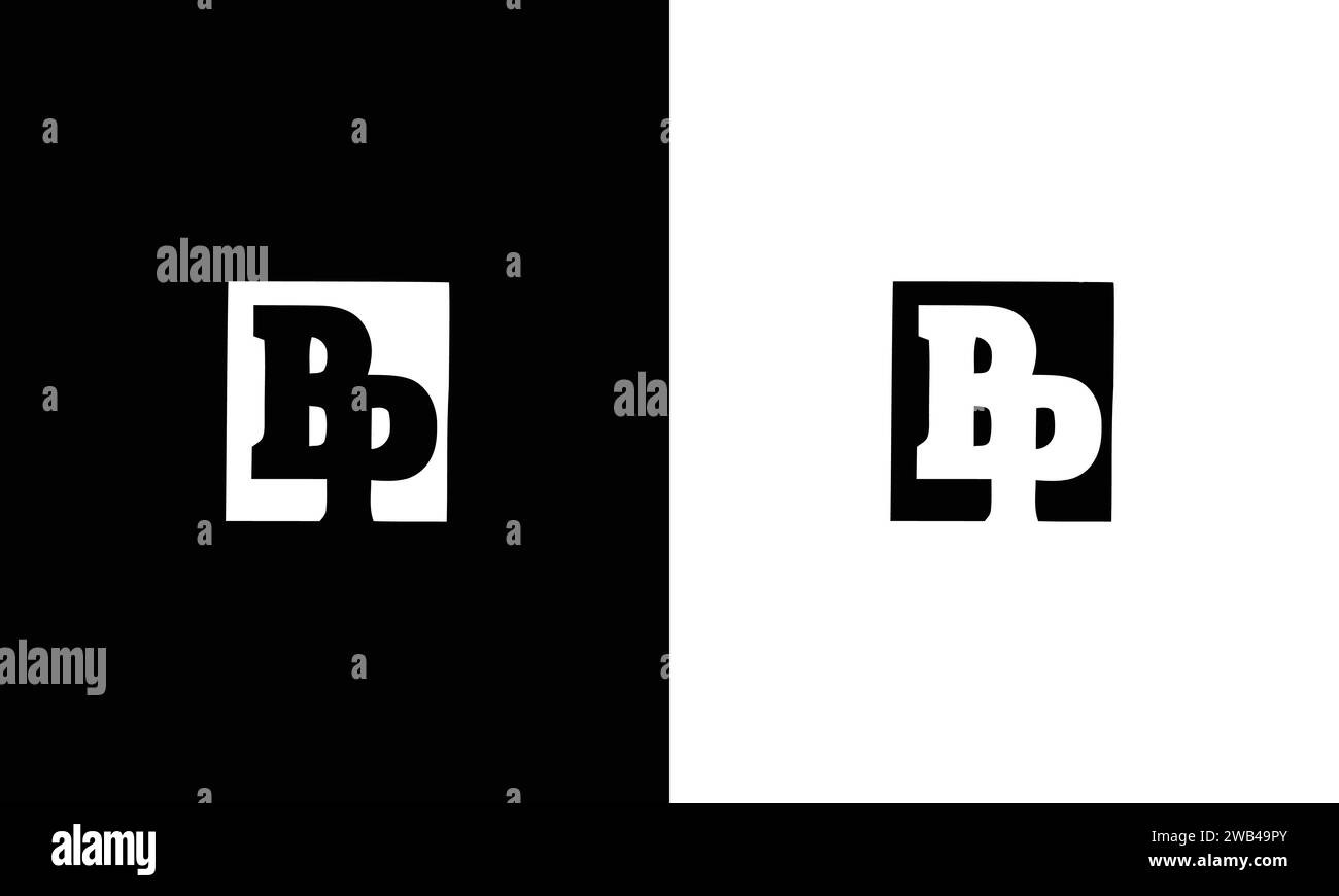 BP Logo Design , Initial Based BP Monogram Stock Vector Image & Art - Alamy