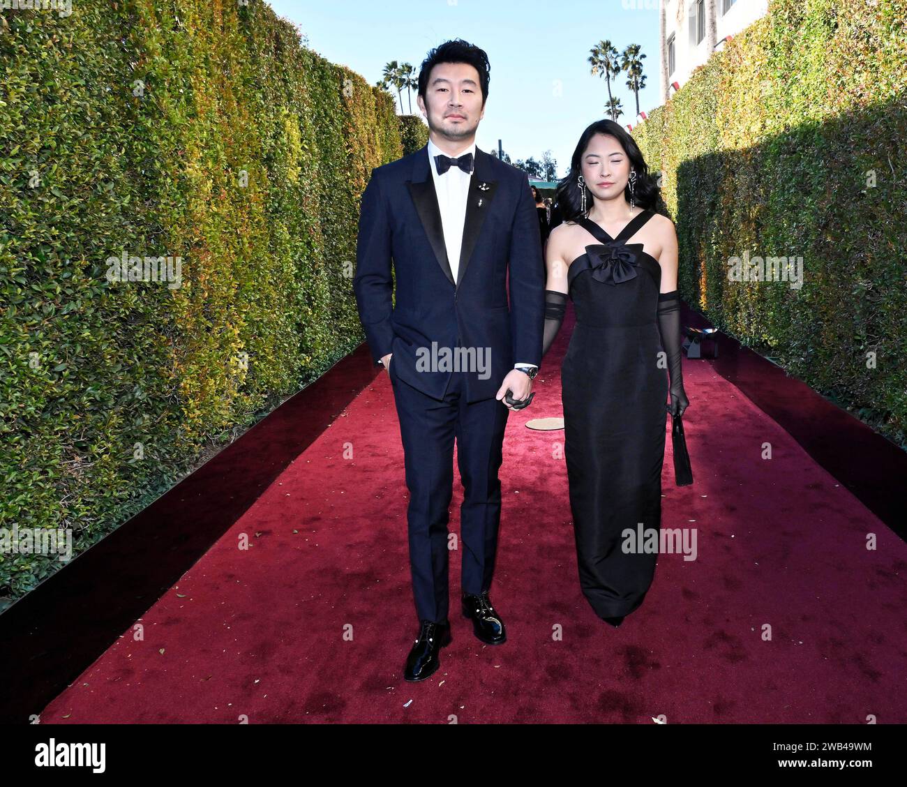 Beverly Hills, United States. 07th Jan, 2024. Simu Liu and Allison Hsu ...