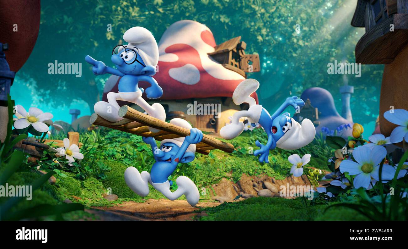 Smurfs lost village 2017 kelly hi-res stock photography and images - Alamy