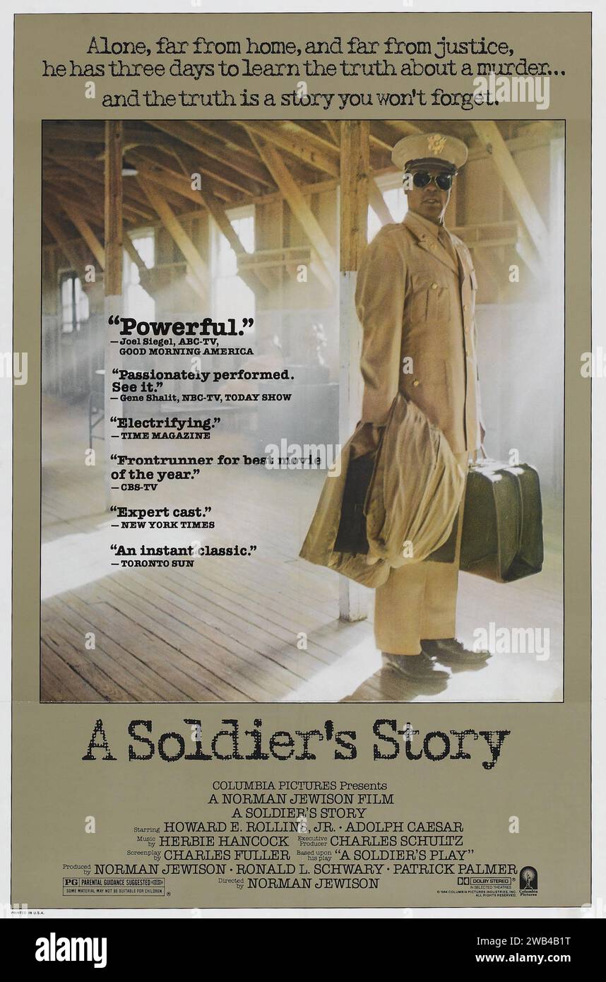 A soldiers story movie poster hi-res stock photography and images - Alamy