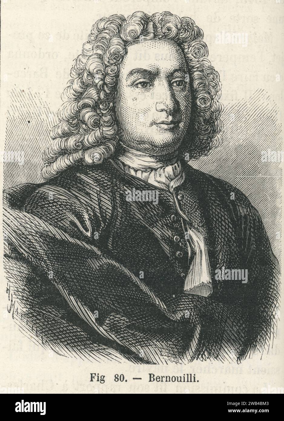 Portrait of Daniel Bernoulli, 18th-century Swiss physicist and ...