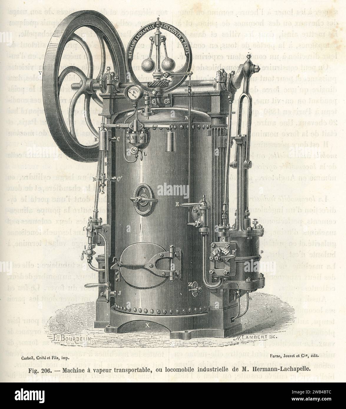 Steam portable engine, used mainly in agriculture. It was developed by ...