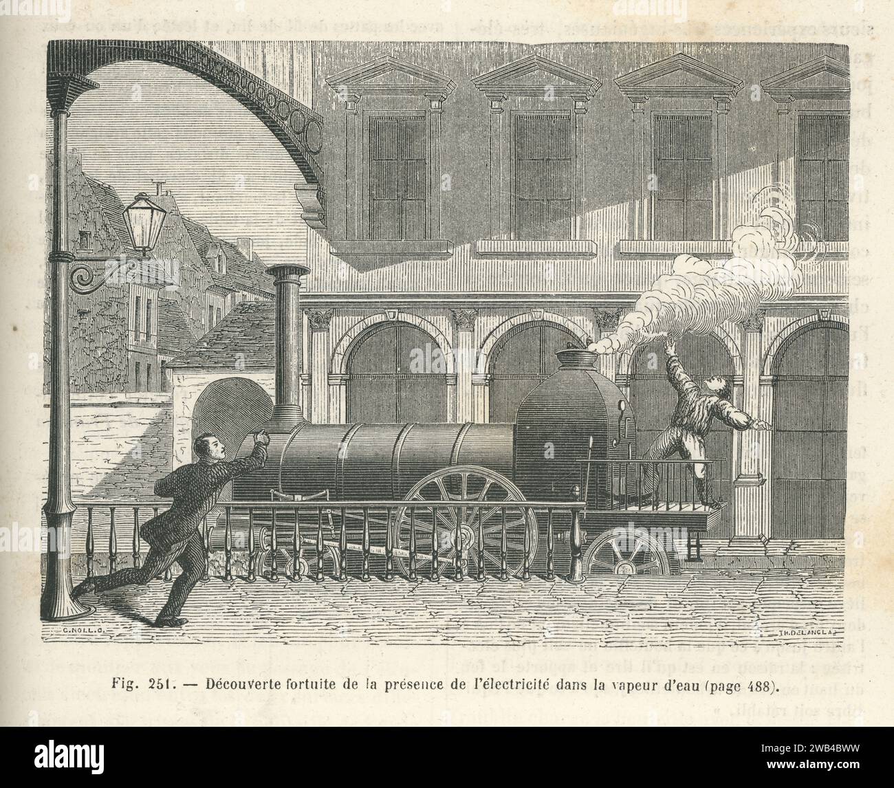 Chance discovery of electricity in steam in 1840 in Newcastle ...