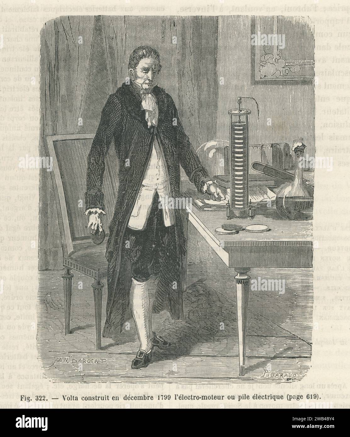 In 1799-1800, the Italian physicist Alessandro Volta invented the voltaic pile (forerunner of ...