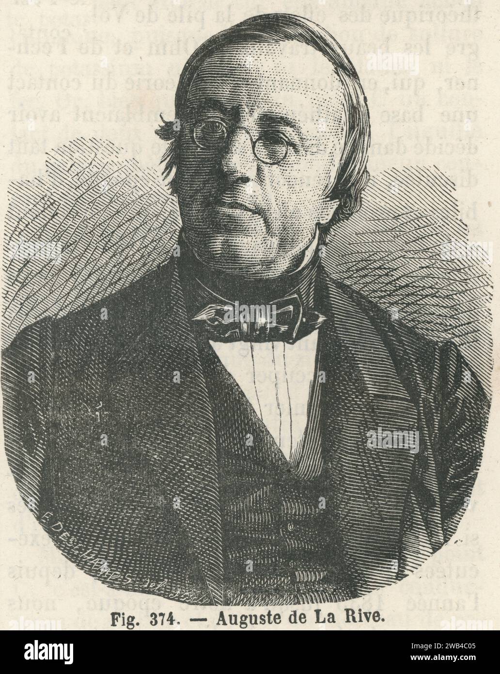 Portrait of Auguste de la Rive, Swiss physicist and politician ...