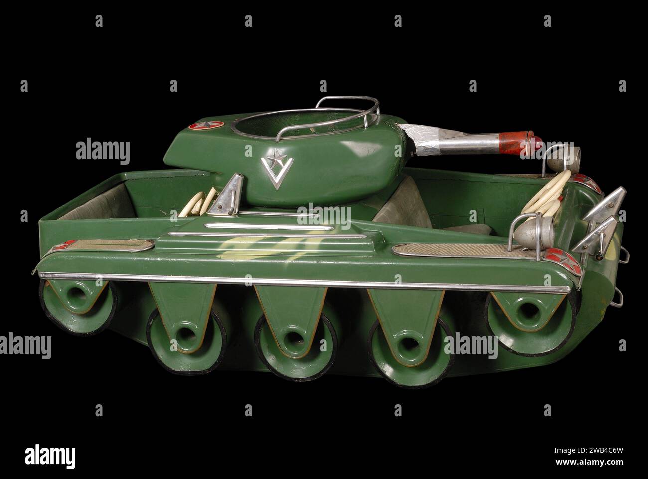 Toy Carrousel combat tank 100 x 175 cm Private collection Stock Photo ...