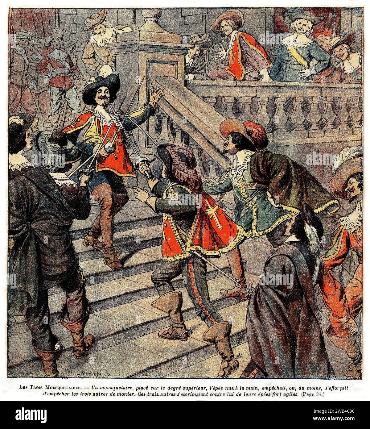 The Three Musketeers' (French: Les Trois Mousquetaires) 19th century ...