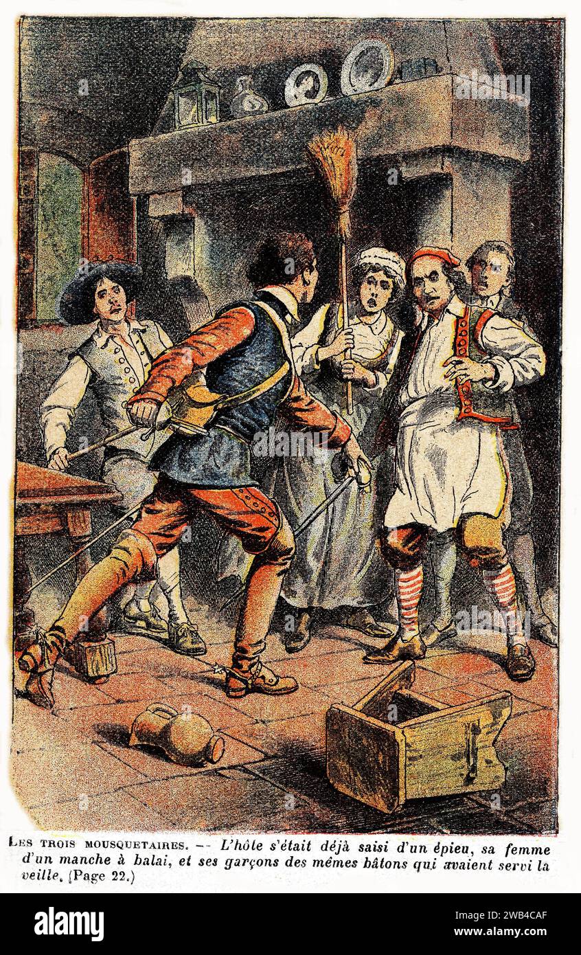 The Three Musketeers' (French: Les Trois Mousquetaires) 19th century ...