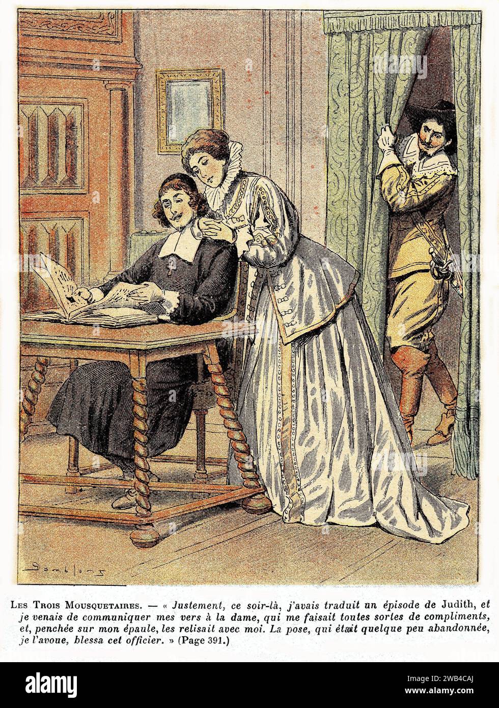The Three Musketeers' (French: Les Trois Mousquetaires) 19th century ...