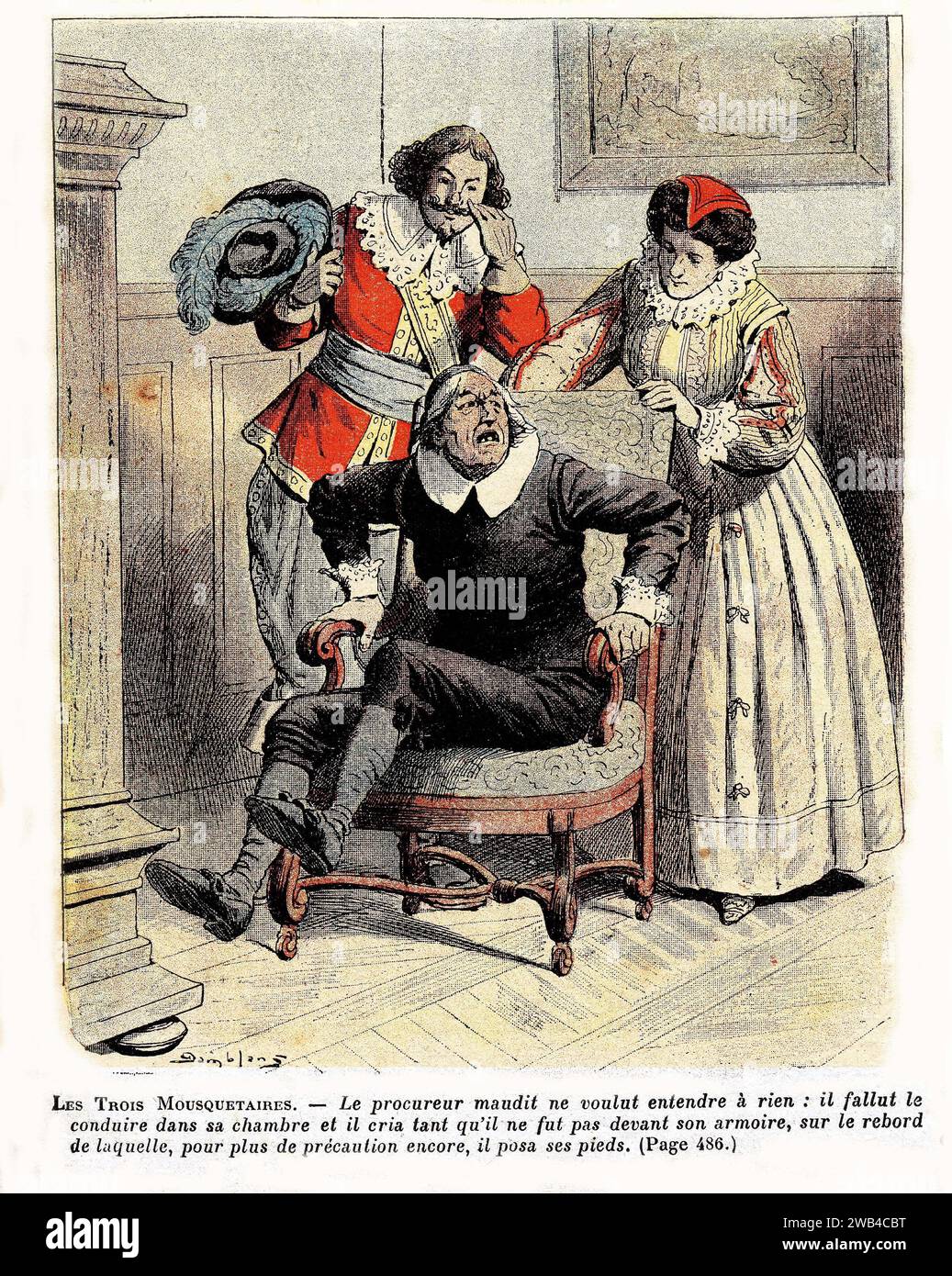 The Three Musketeers' (French: Les Trois Mousquetaires) 19th century ...