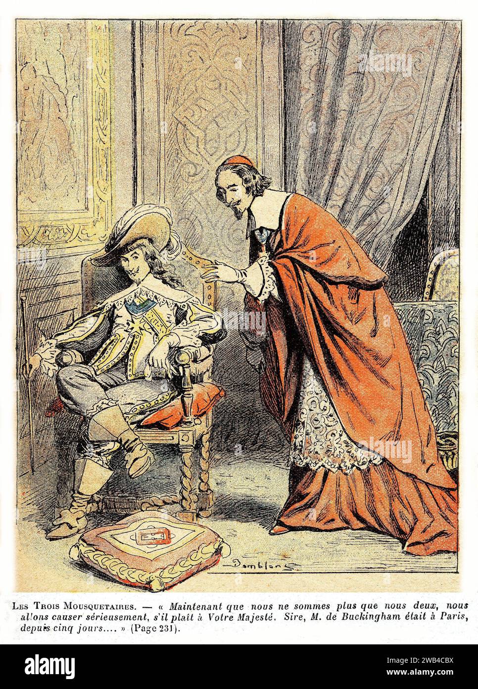 The Three Musketeers' (French: Les Trois Mousquetaires) 19th century ...