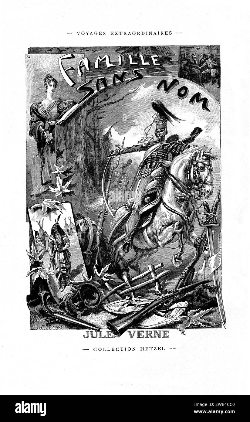 Frontispiece Jules Verne, 'Family Without a Name' (French: Famille-sans ...