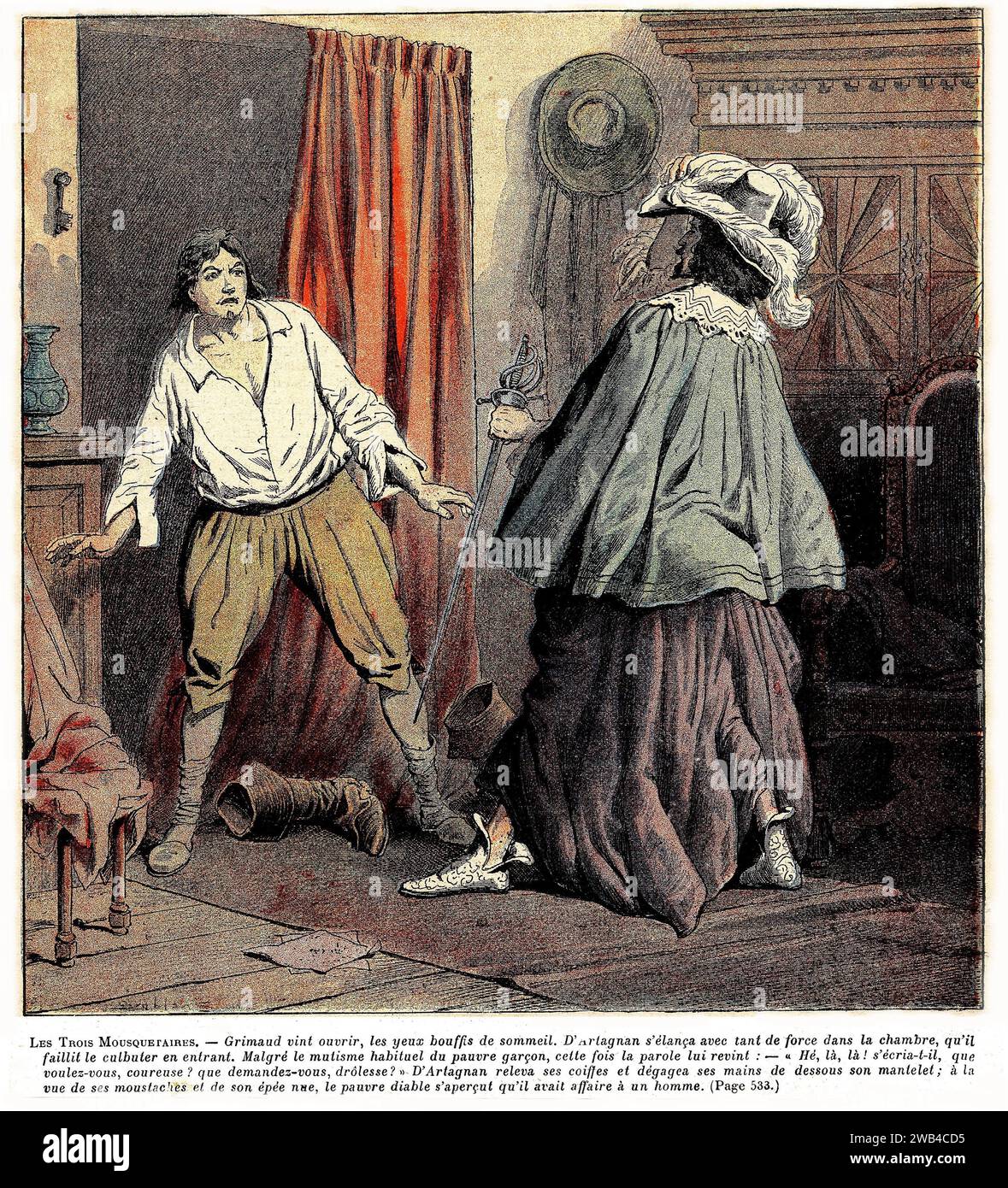 The Three Musketeers' (French: Les Trois Mousquetaires) 19th century ...