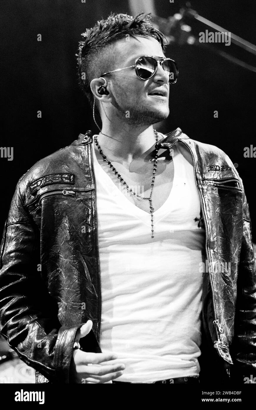 Peter andre 2010 Black and White Stock Photos & Images - Alamy