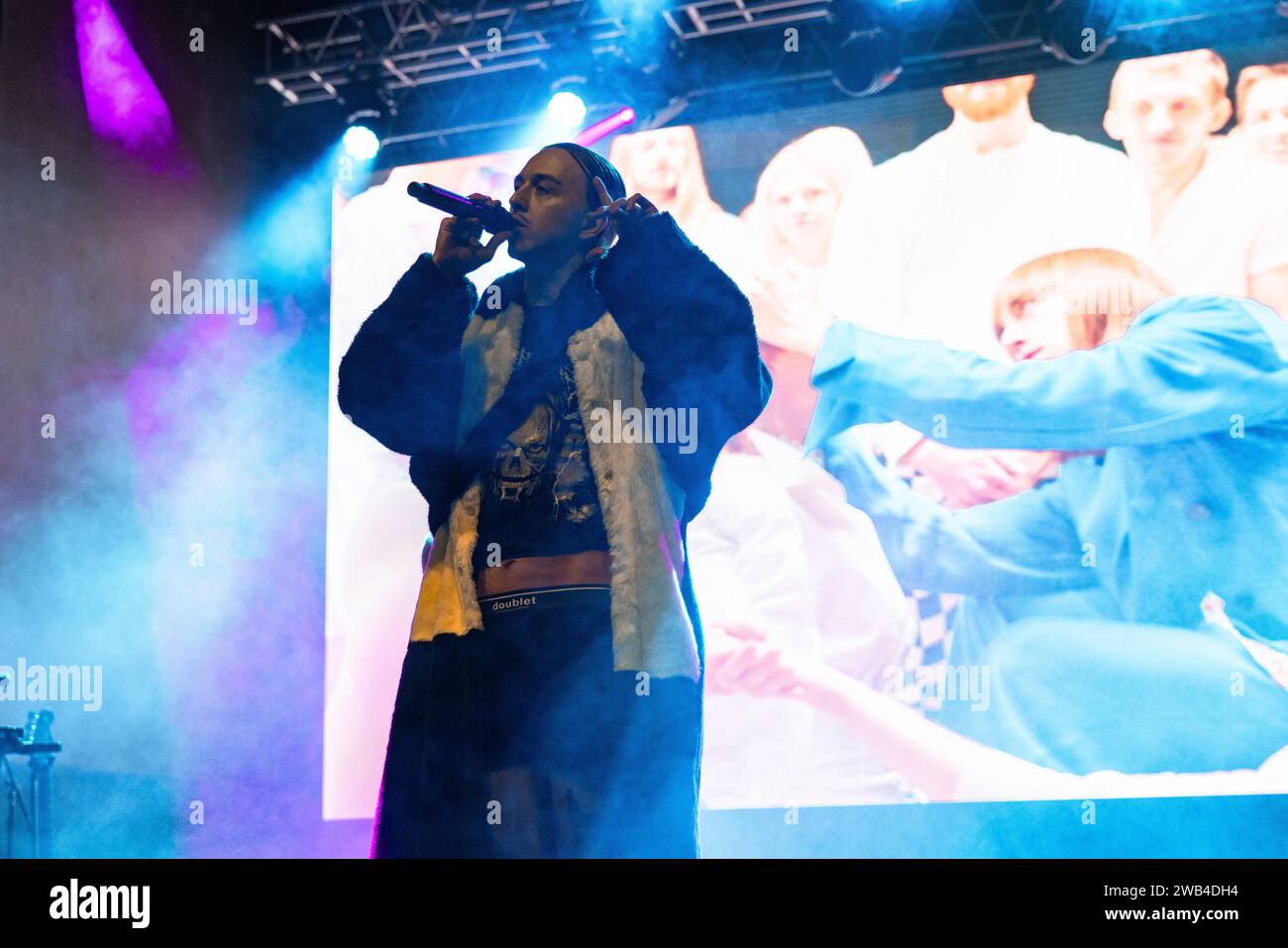 Milan, Italy, 21st November 2023. Estonian rapper Tommy Cash performs ...