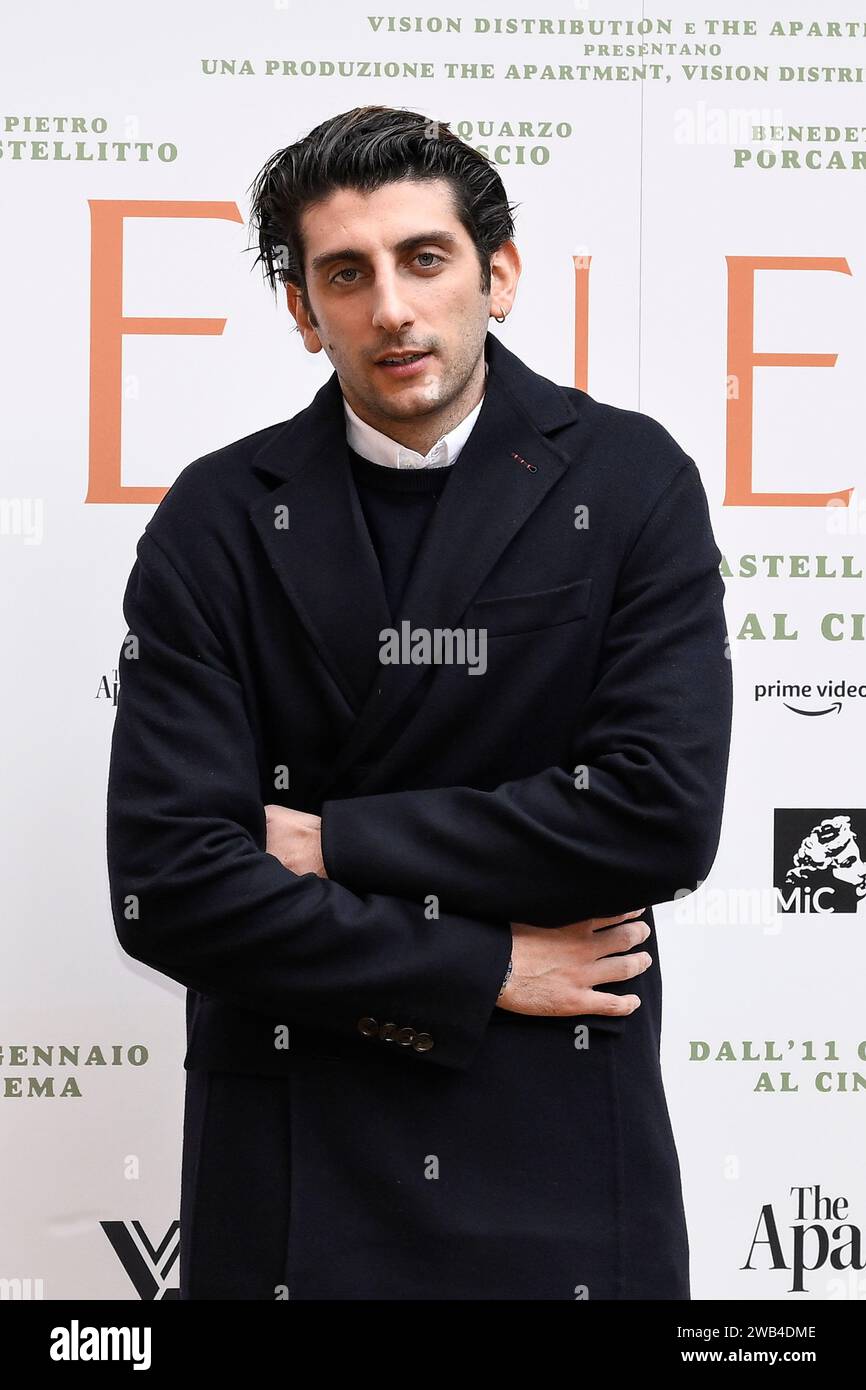 Frosinone, Italy. 23rd Dec, 2023. Pietro Castellitto is attending the ...