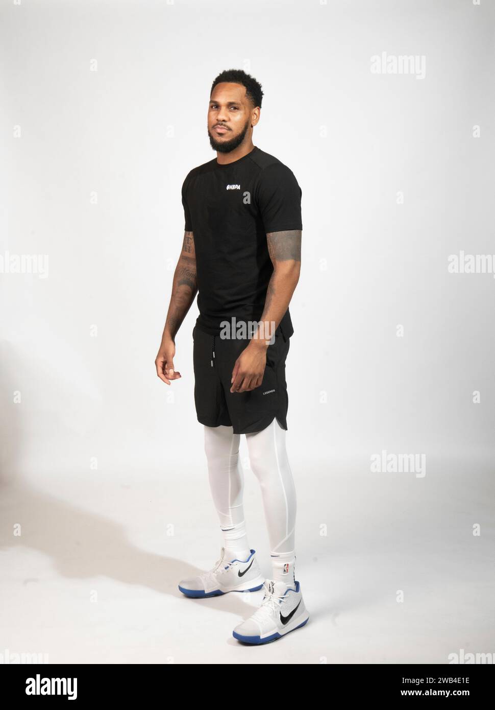 Monte Morris poses for a portrait on October 2, 2023 in Detroit ...