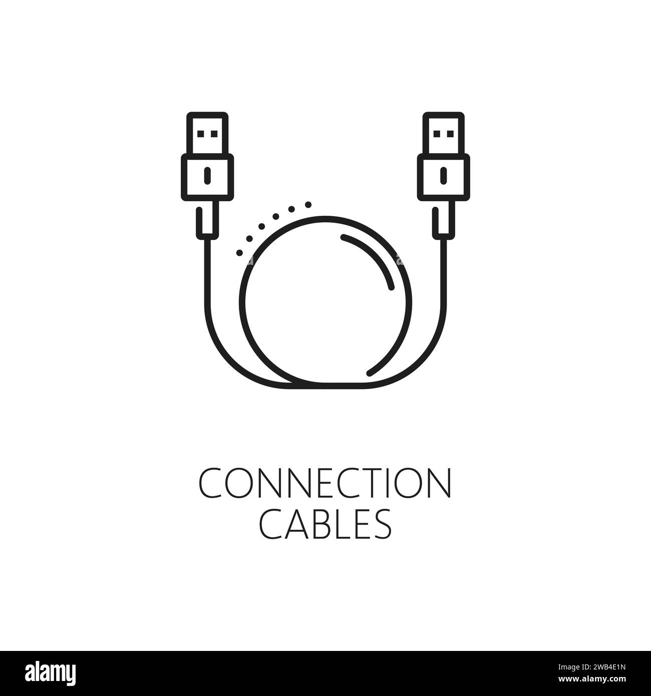 Electronics test connection Stock Vector Images - Alamy