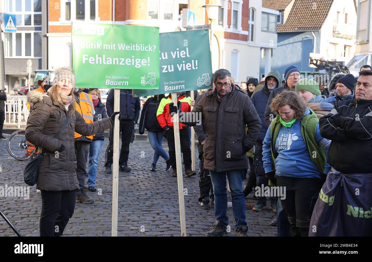 Neuwied Protesttag der Landwirte, Protesttag der Bauern, 8. Januar 2023 ...