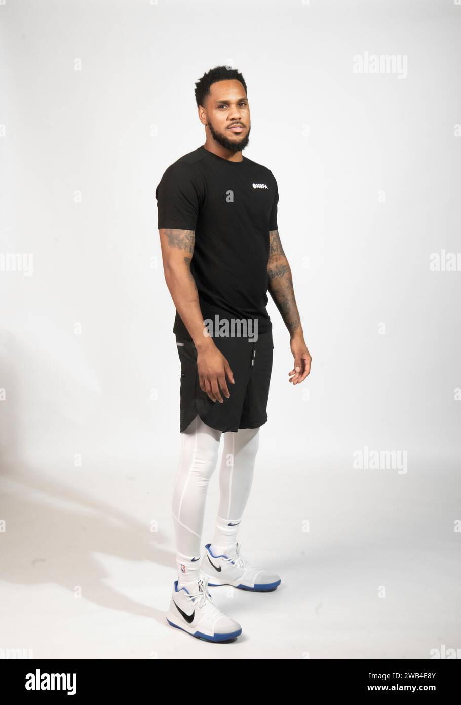 Monte Morris poses for a portrait on October 2, 2023 in Detroit ...