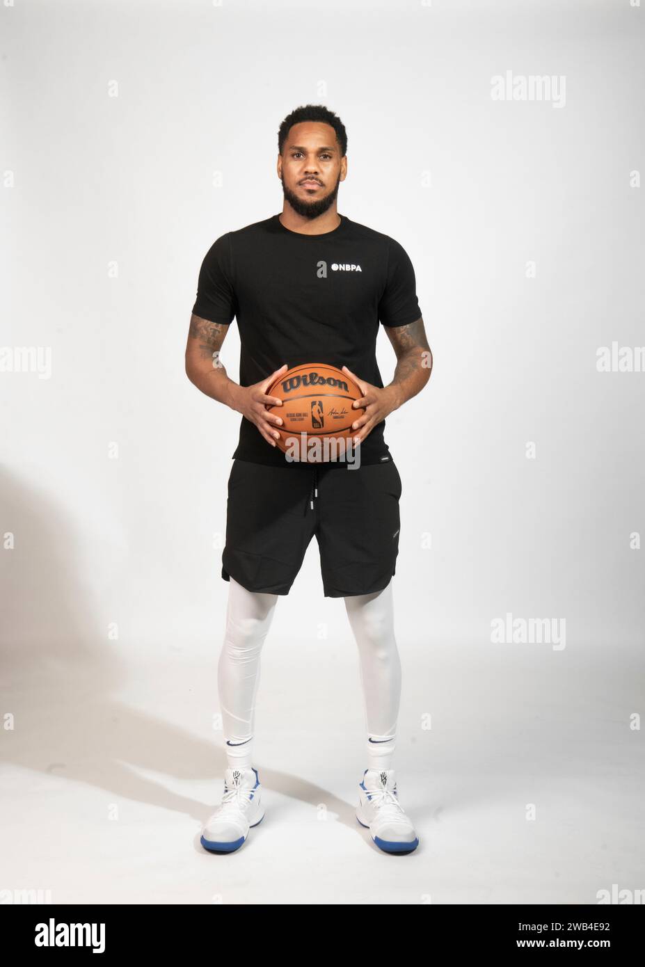 Monte Morris poses for a portrait on October 2, 2023 in Detroit ...