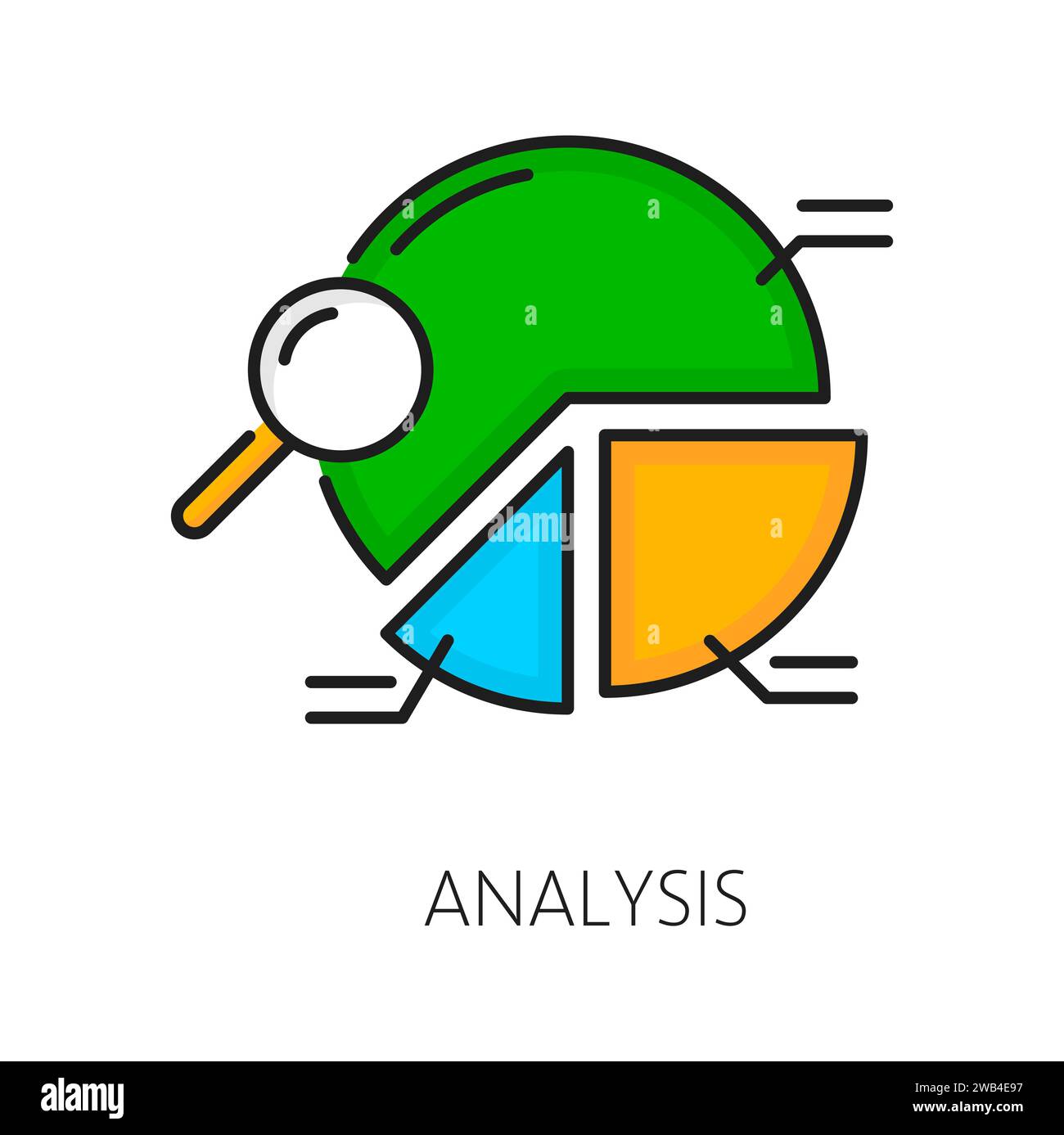 Analysis Cms Content Management System Icon Digital Media Online Analytics Vector Line