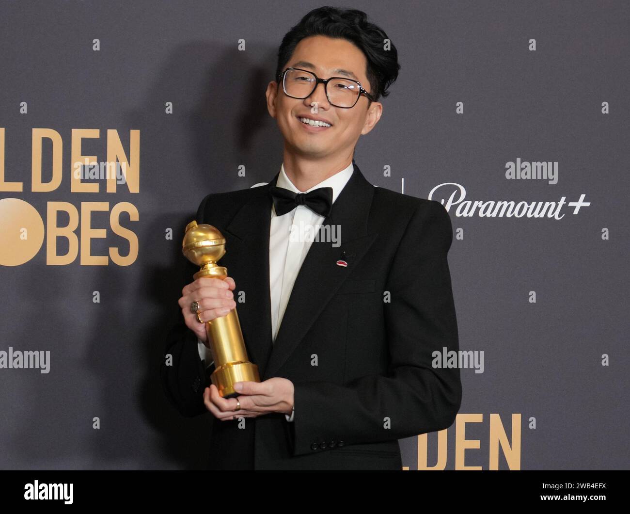 Los Angeles, USA. 07th Jan, 2024. Writer/Director Lee Sung who won for Best Television Limited ...
