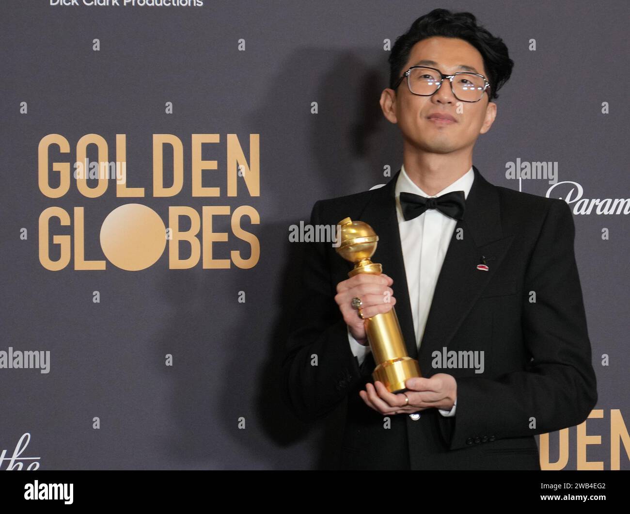 Los Angeles, USA. 07th Jan, 2024. Writer/Director Lee Sung who won for Best Television Limited ...