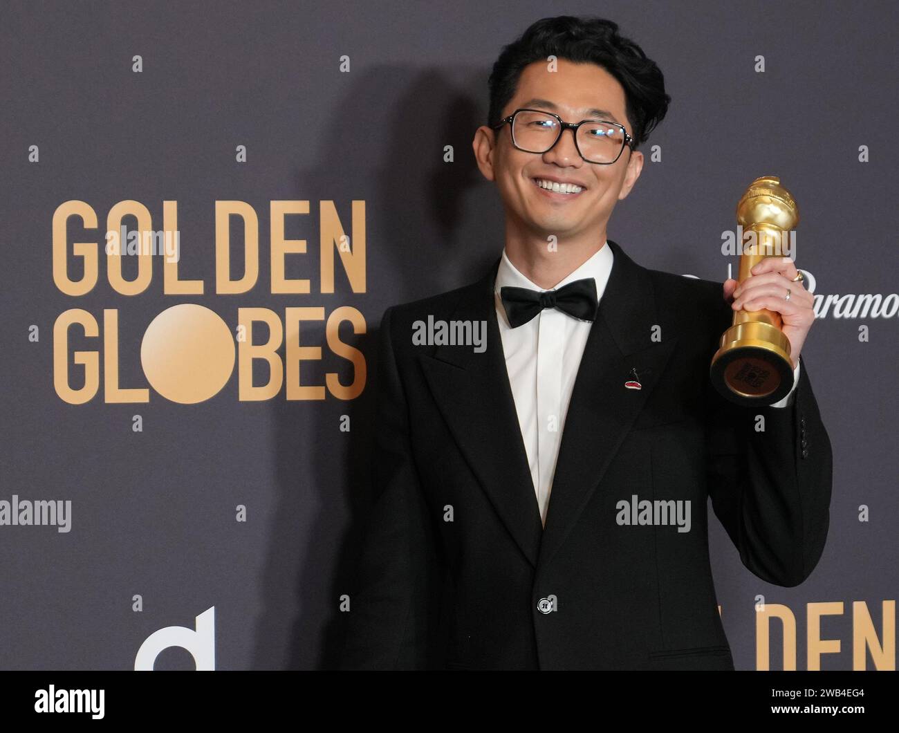 Los Angeles, USA. 07th Jan, 2024. Writer/Director Lee Sung who won for Best Television Limited ...