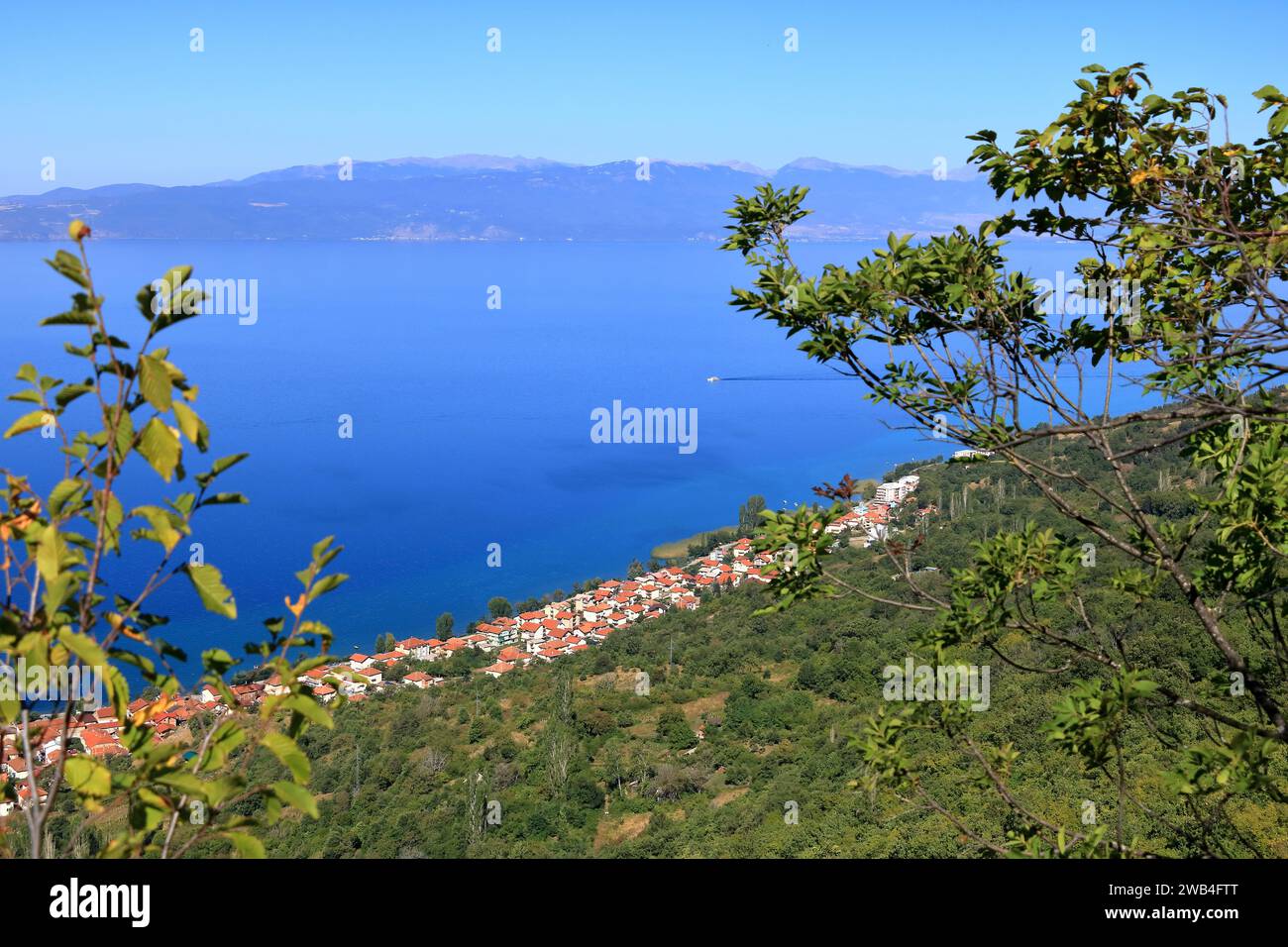 Ohrid lake view from boat hi-res stock photography and images - Alamy