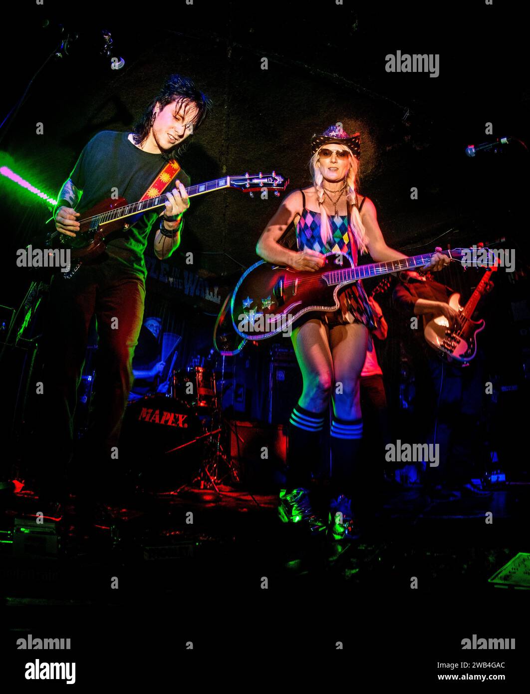 The band DIE SPITZ performs at the FarOut Lounge, Austin, Texas Stock ...