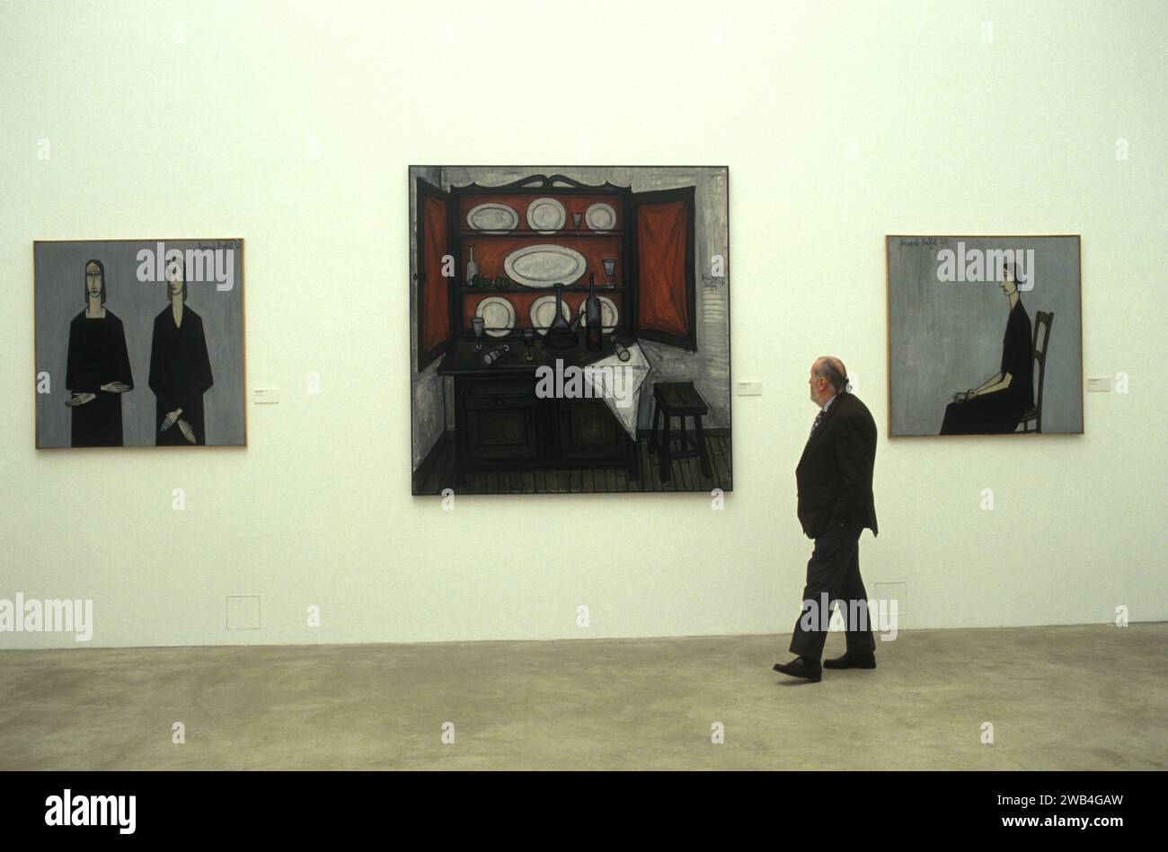 Bernard Buffet French artist expressionist painter (1928-1999) . Kassal ...