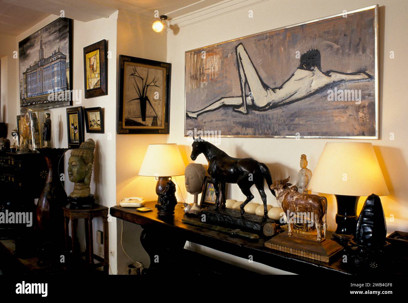 Bernard Buffet French artist expressionist painter (1928-1999) Oil ...