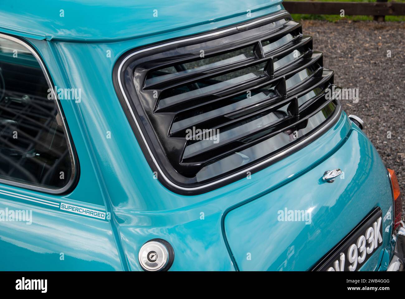 1972 Ocelli super-charged Mini classic British car Stock Photo - Alamy