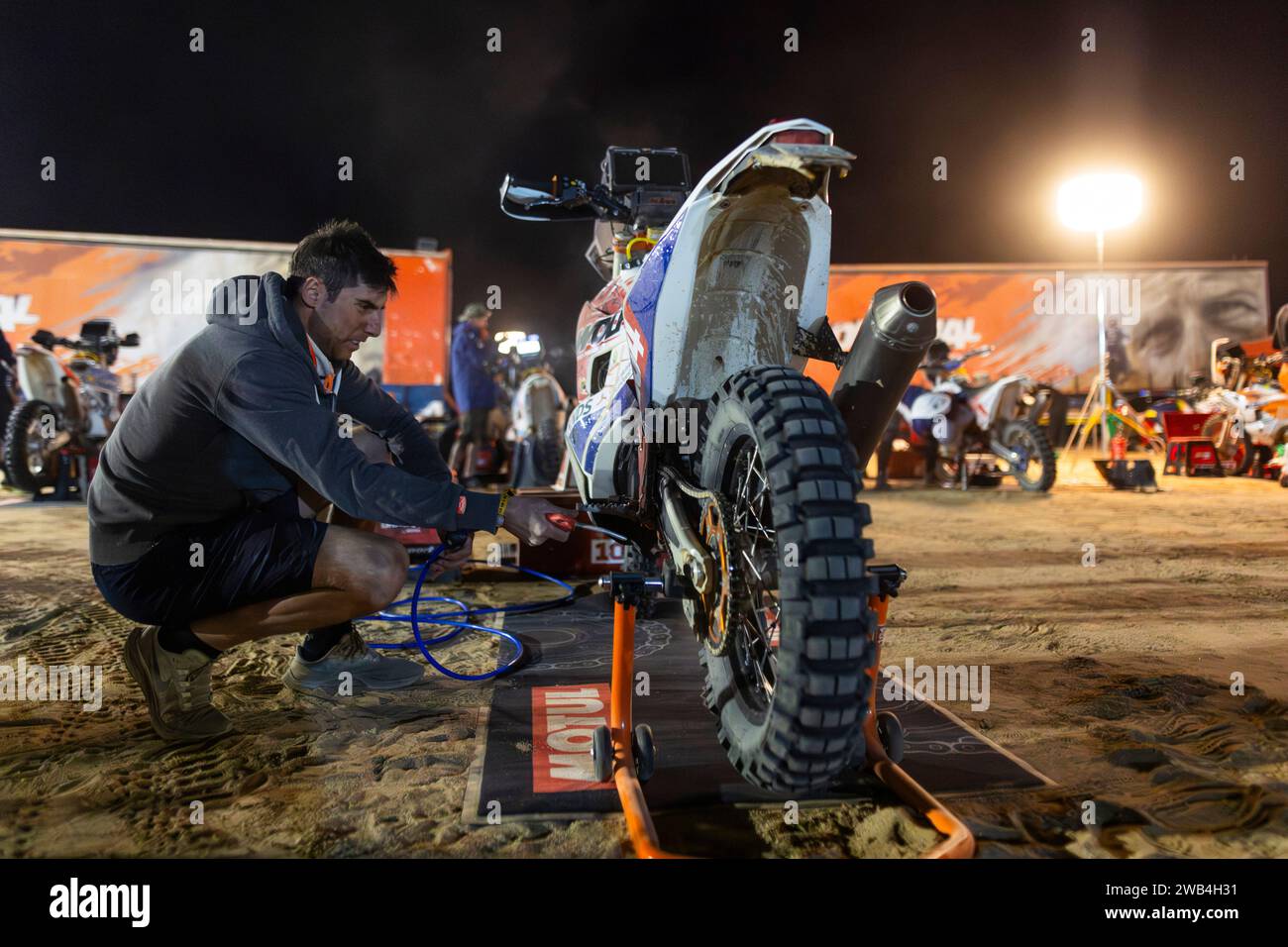 Al Duwadimi, Arabie Saoudite. 07th Jan, 2024. GERBER Jeremie (fra ...
