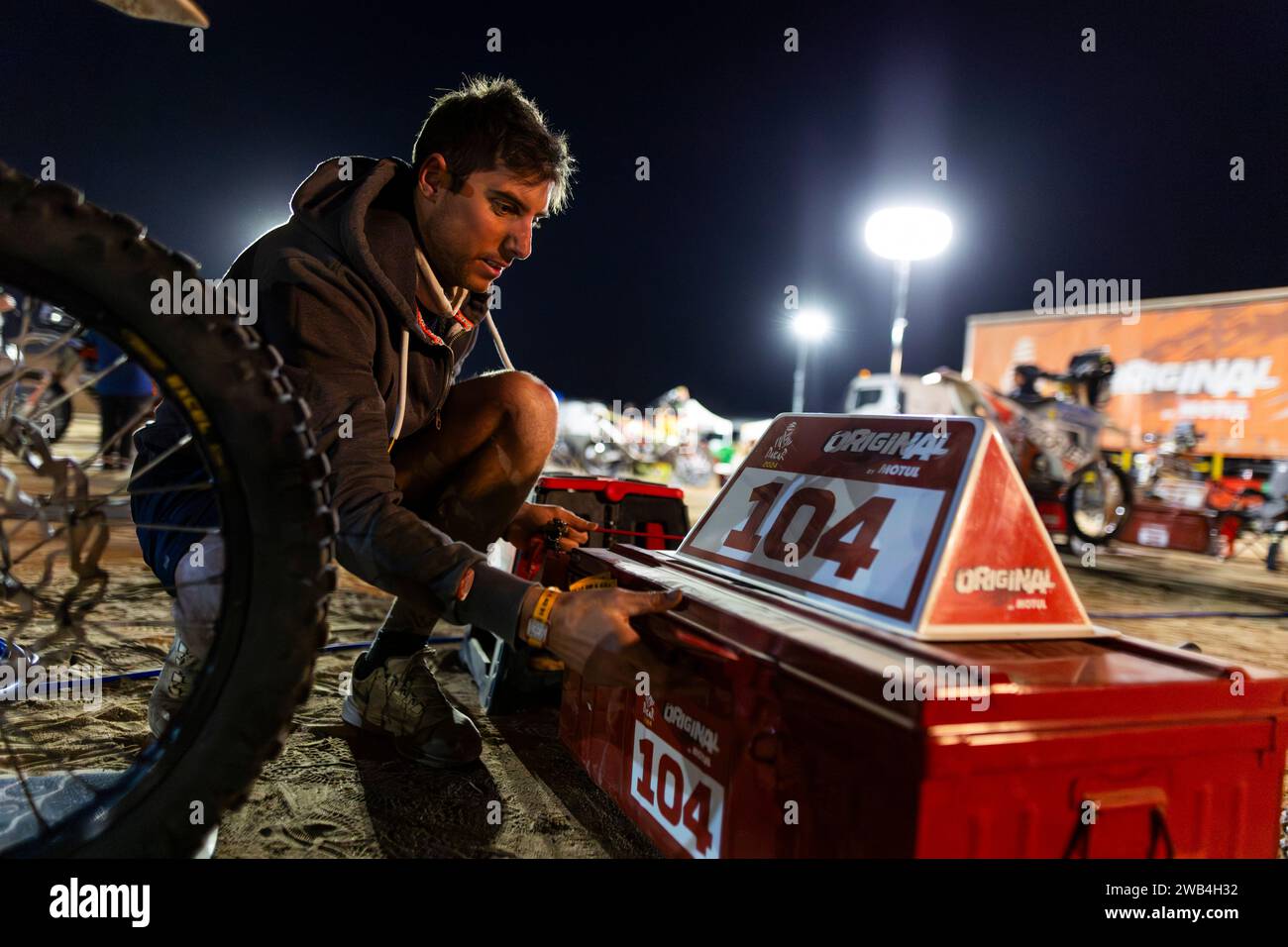Al Duwadimi, Arabie Saoudite. 07th Jan, 2024. GERBER Jeremie (fra ...