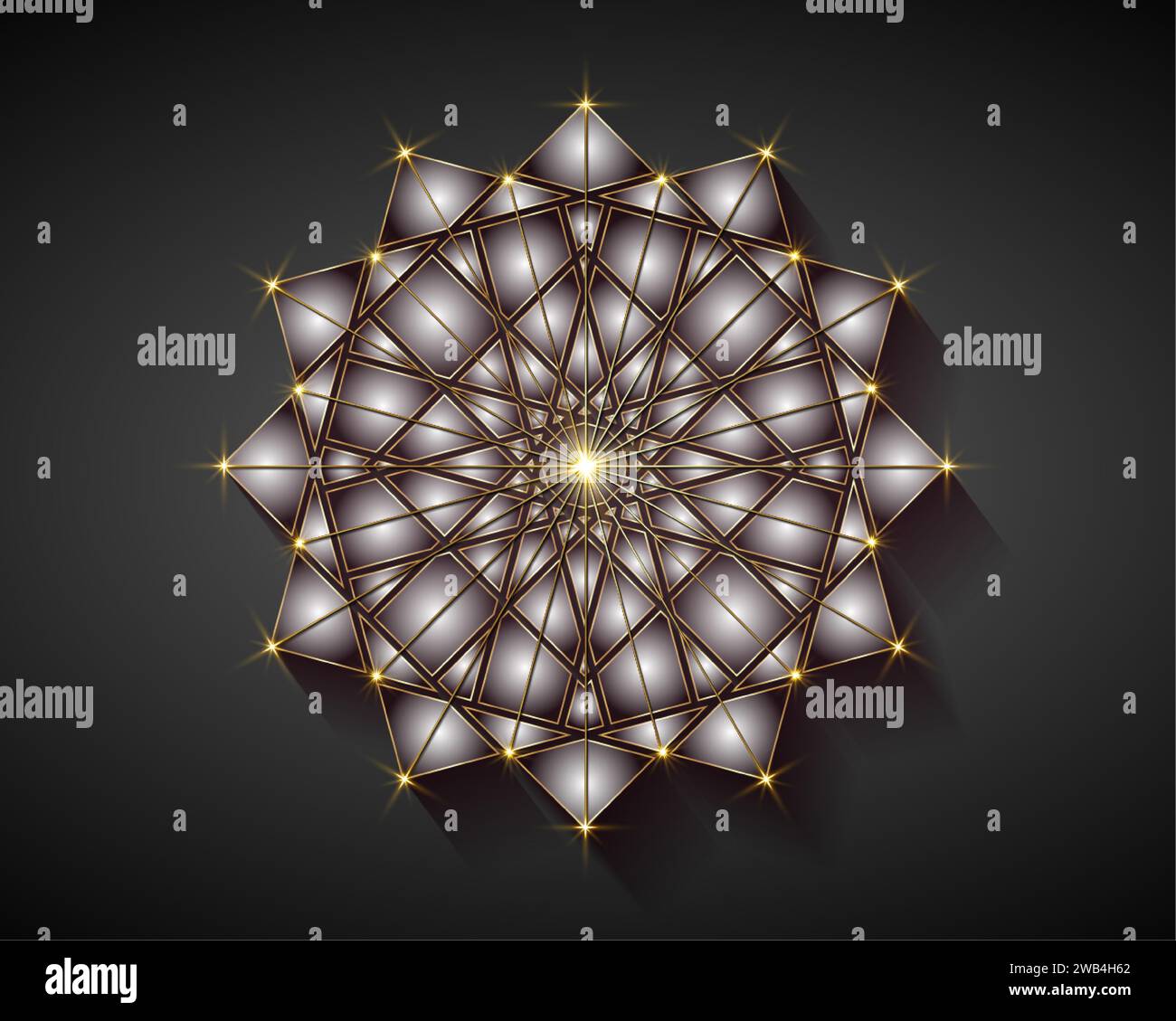 Shiny flower surface Stock Vector Images - Alamy