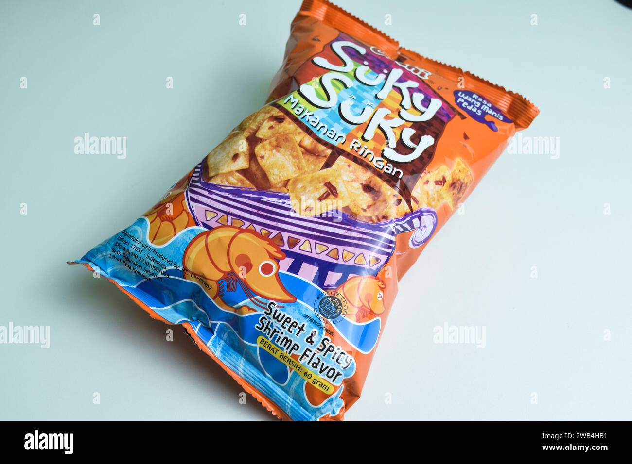 Ooshi Suky Suky Sweet & Spicy Shrimp Flavor. Oishi brand is a ...